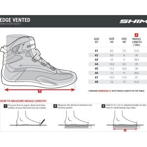 Shima | Shoes | Shima Edge Vented Motorcycle Shoes For Men | Poshmark